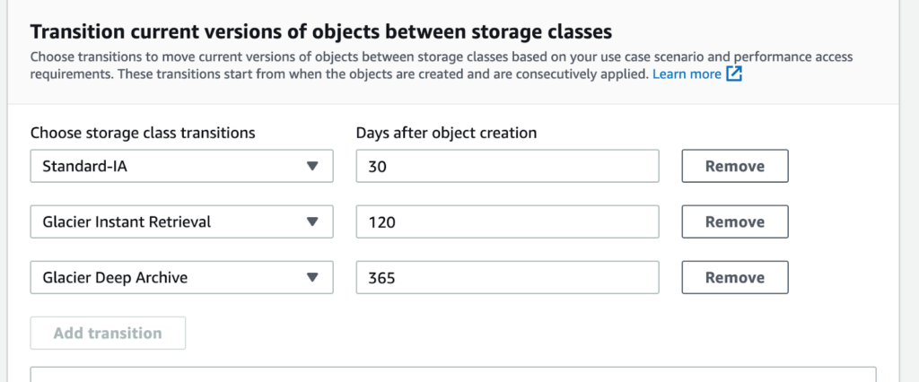 AWS Cost Optimization – Lifecycle rules for s3 – BoldLink