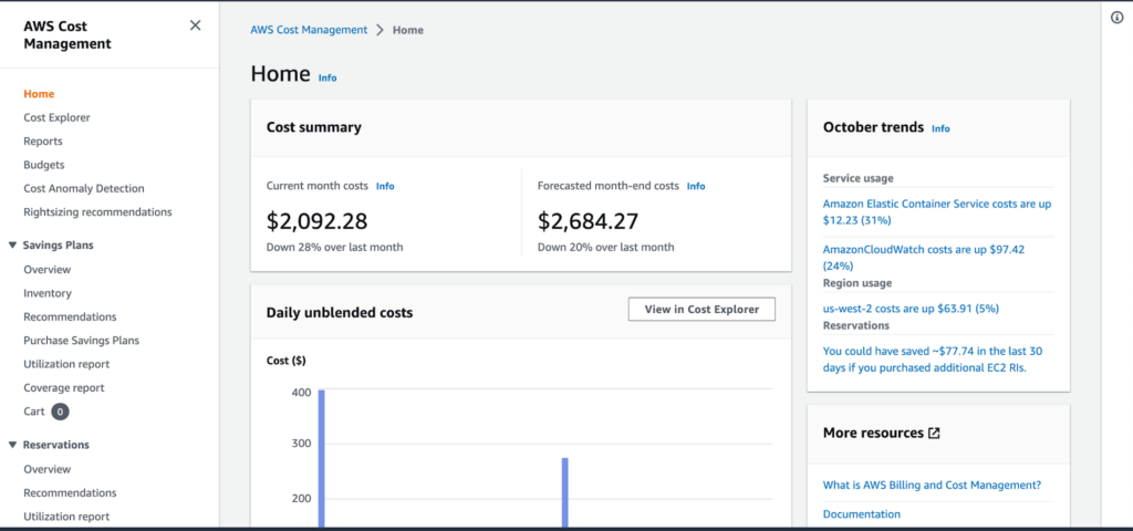 AWS Cost Explorer – A window into Cost Optimization – BoldLink
